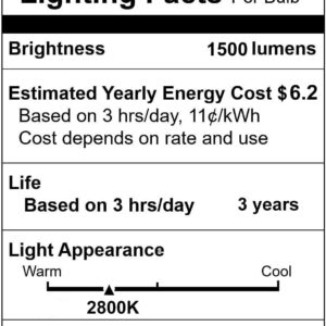 Vinaco PAR38 Flood Llight Bulbs, 4 Pack High Output PAR38 Halogen Flood Light 80W 120V, PAR38 Halogen Dimmable, CRI100 PAR38 Warm White 2800K, Halogen PAR38 Bulb with E26 Base for Indoor/Outdoor