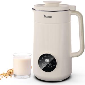 iagreea automatic nut milk maker, 35 oz homemade almond, oat, soy, plant-based milk and dairy free beverages, almond milk maker with 2 hours heat preservation,10 blade design, keep warm