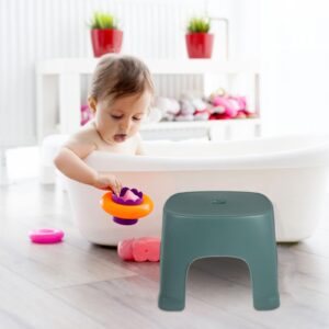 Veemoon Low Stool Foot Stool Toddler Stool for Bathroom Stool for Kids Bathroom Stool Nonslip Footstool Anti-Slip Footstool Toddler Steps for Bathroom Step Stool PVC Toilet Office