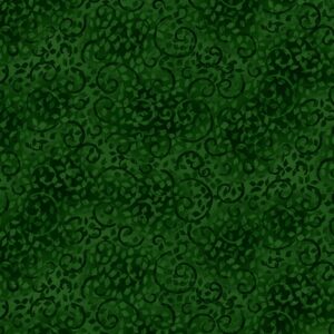 green scroll, flecks, tonal green, accent fabric, essentials basic, wilmington prints, 26035-797, by the yard