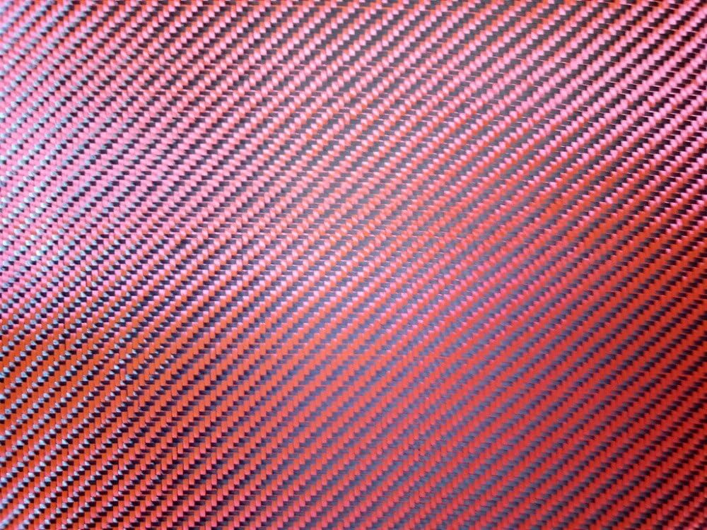 GatherTOOL 1PC Carbon Aramid Fiber Hybrid Fabric Cloth 50cm Width and 100cm Length Orange Twill Weave 190gsm