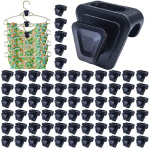 xiwumoer,72pcs space saving hanger hooks,clothes hanger connector hooks,heavy duty hanger hooks space saver,space saving for closet organizer,cascading connection hook ((72pcs))