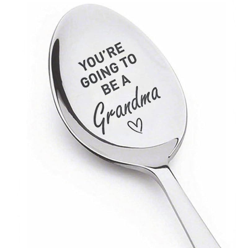 Baby Pregnancy Announcement Gifts for Grandma You're Going to Be a Grandma Spoon Gifts for New Grandma Grandmother Gift Coffee Tea Spoons for Grandma Grandmother to Be Gifts