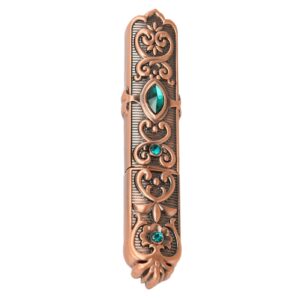 vintage design sewing needle case with zinc alloy needle holder, prevent loss, embroidery and craft art work (rose gold)