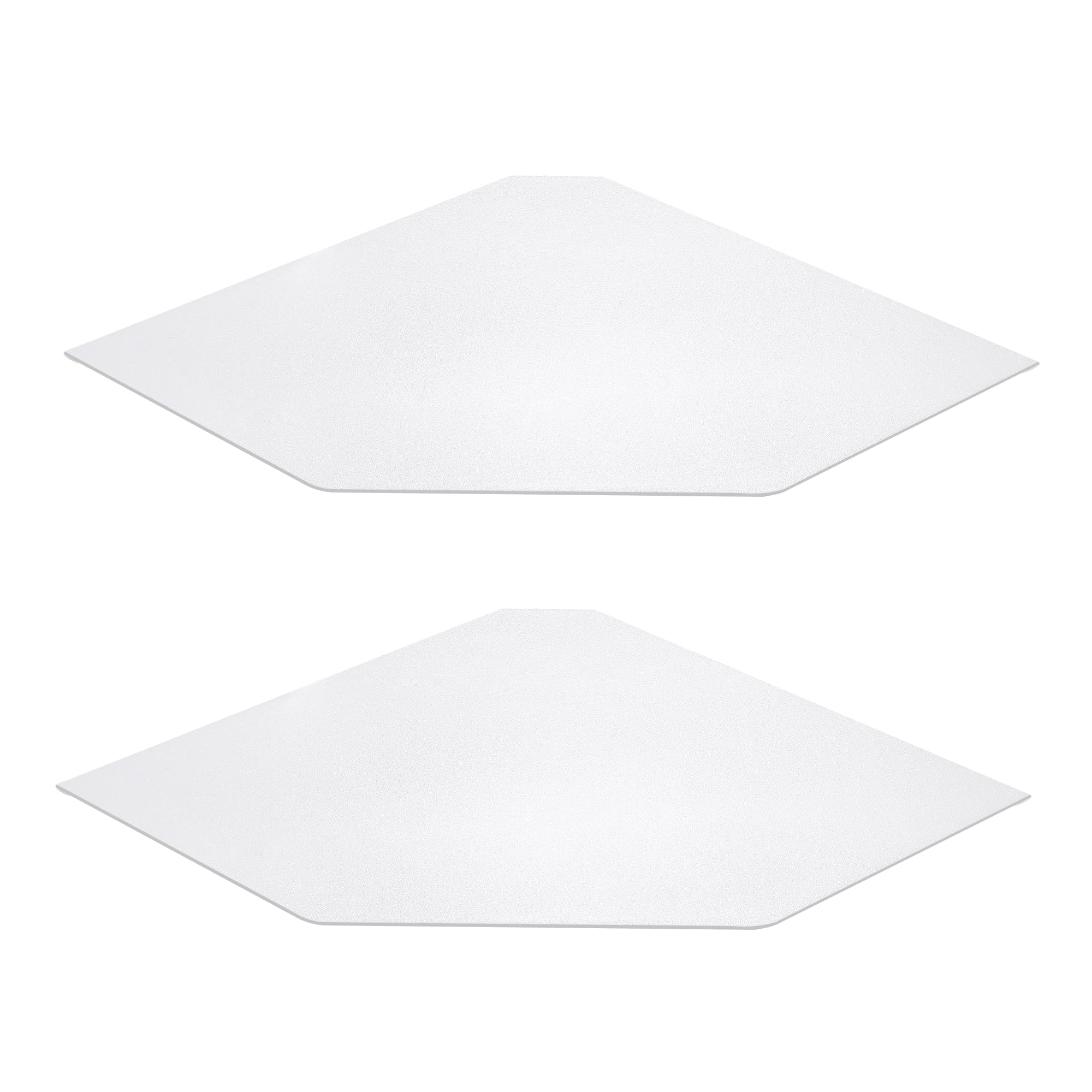 bodkar Corner Shelf Wall Mount, Corner Floating Shelves,Small White Metal Wall Corner Shelf Set of 2 for Living Room, Bedroom, Bathroom(White)