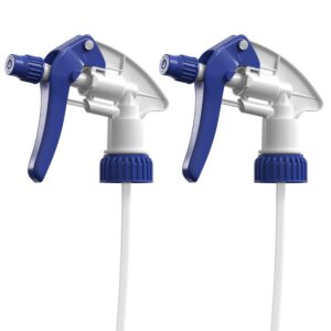 replacement trigger sprayer nozzles for 16oz 24oz 32oz bottles chemical resistant adjustable leakproof (2 pack)