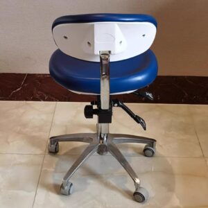 SFKLYU Adjustable Dental Medical Chair for Dentist Doctor's Stool 360 Degree Rotation Armrest Mobile Chair PU Leather,A5