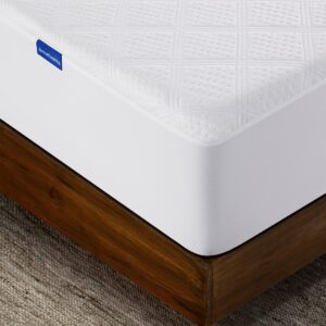 waterproof mattress protector king size - cooling mattress protector 100% bamboo_ mattress cover, soft breathable noiseless bed mattress pad covers washable,78"x80"