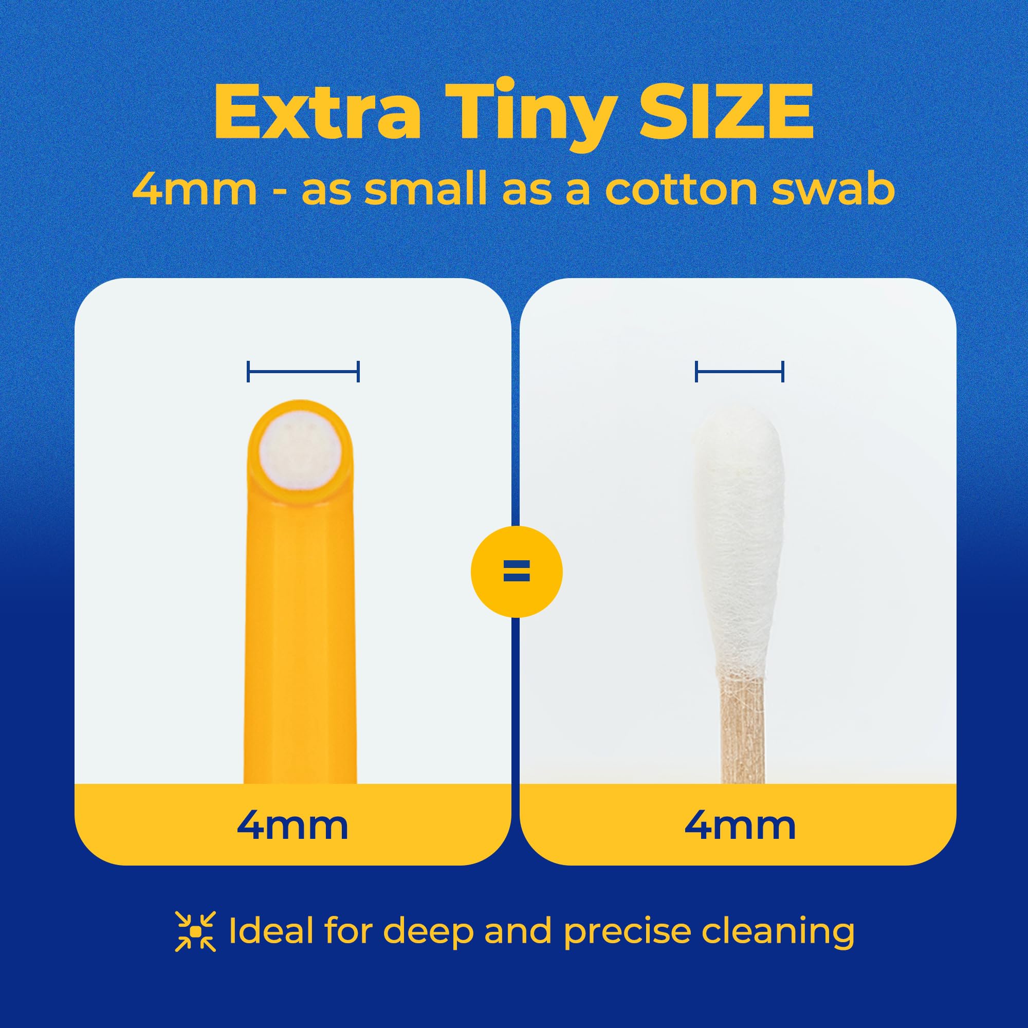 PETHROOM] Micro Tiny Pet Toothbrush for Small Cats and Dogs | Round Shaped Head with Ultra Soft Bristle for Deep Cleaning Dental Care