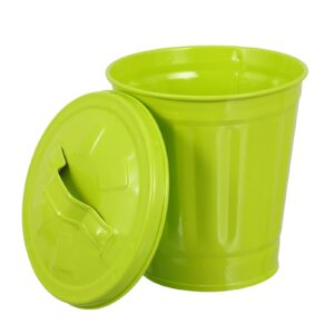 hohopeti creative tabletop trash can lid lovely waste bin pot office bedroom bathroom kitchen countertop desk organization