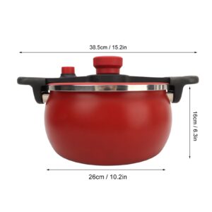 Fine Iron Pressure Cooker, Efficient Fast Cooking, Multifunctional Design, Scientific, 7 Liters Capacity, Suitable for Induction, Gas Stove, Electric Stove, Ceramic Stove