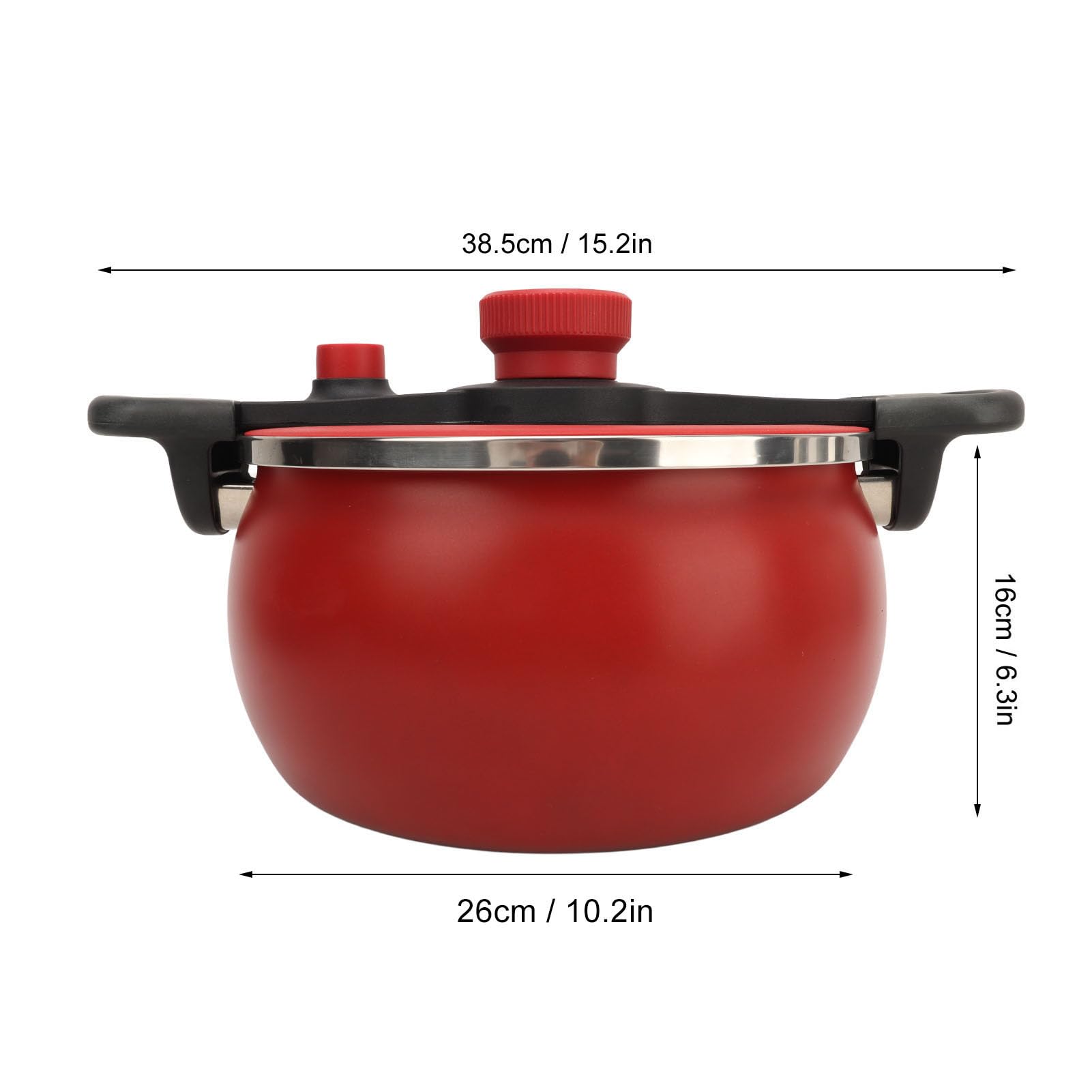 Fine Iron Pressure Cooker, Efficient Fast Cooking, Multifunctional Design, Scientific, 7 Liters Capacity, Suitable for Induction, Gas Stove, Electric Stove, Ceramic Stove