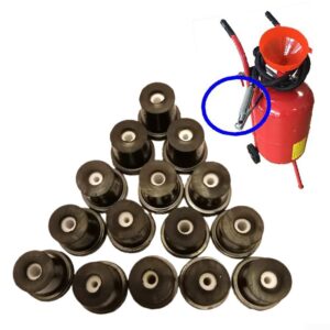 faculx abrasive blast sandblaster replacement nozzle gun ceramic tips for 5gallon sandblasting tanks 2mm-3.5mm(2.5mm)