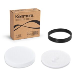 kenmore ku1010 pre-filters and replacement belt for bagless upright vacuum lightweight cleaner du1275, du1040