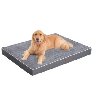 dog beds large sized dog,orthopedic dog beds for large dogs with removable washable cover &anti-slip bottom,dog bed for crate dog mats-extra large