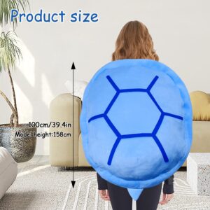 Cuecutie 40 Inch Wearable Turtle Shell Pillows Tortoise Shell Stuffed Animal Turtle Plush Cushion Toy Dress Up for Adult