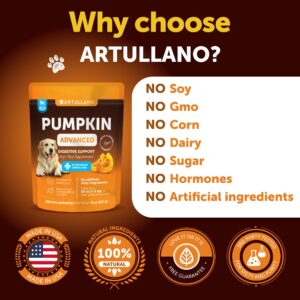 Pumpkin for Dogs - Pumpkin Powder for Dogs Digestive Support - Natural Fiber for Dogs - Healthy Stool - Mix with Water to Create Delicious Pumpkin Puree - Canned Pumpkin Alternative - 8 OZ