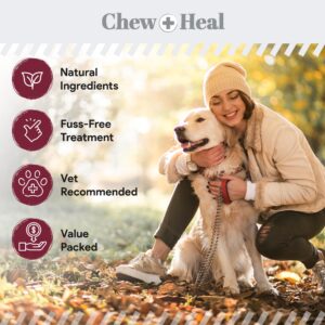 Chewable Flea and Tick Prevention for Dogs - 180 Delicious Soft Chews - Made in USA - Natural Defense for Small and Large Dogs - No Gluten, No GMO, No Corn