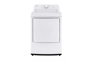 lg dlg6101w 27 inch gas dryer with 7.3 cu. ft. capacity