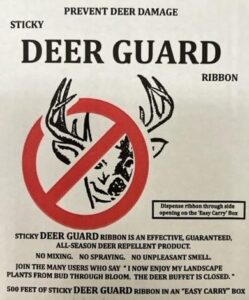 olson products inc. sdgr-0150 guard 500ft. 500 foot pre coated deer gurad ribbon, white/brown