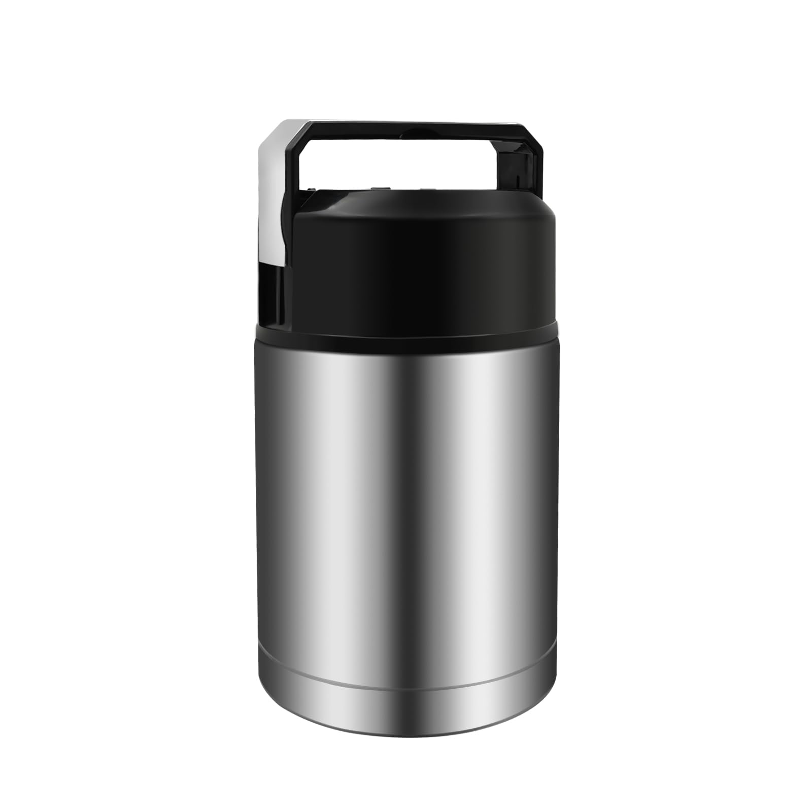 Zalaxt 35oz Soup Thermos, Stainless Steel Thermos for Hot Food, Wide Mouth Food Thermos Jar, Insulated Lunch Container Leak Proof Vacuum Thermal Flask (silver-35oz)