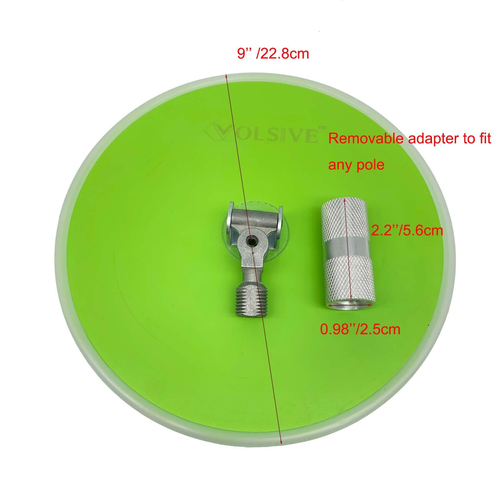 9 inch Drywall Sander,360 Degree Rotary Round Ceiling Radial Sander,Circular Handing Pole Wall Sander for Dry Wall and Painting