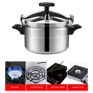 Pressure Cooker, 3L/4L/5L Capacity Stovetop Aluminum Pressure Canner, Explosion Proof Gas & Induction Compatible Rice Cooker Multifunctional Slow Cooker for Family or Commercial