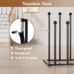 Free Standing Shoe Racks for Boots - Boot Rack for 6 Pairs, Boot Storage, Shoe Organizer for Closet, Entryway, Garage, Porch, Bedroom, Patio Outdoor and Hallway, Boot Holders to Keep Them Straight