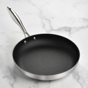 Scanpan CX+ 11" Fry Pan - Stratanium Plus Nonstick - 5-ply Stainless Steel