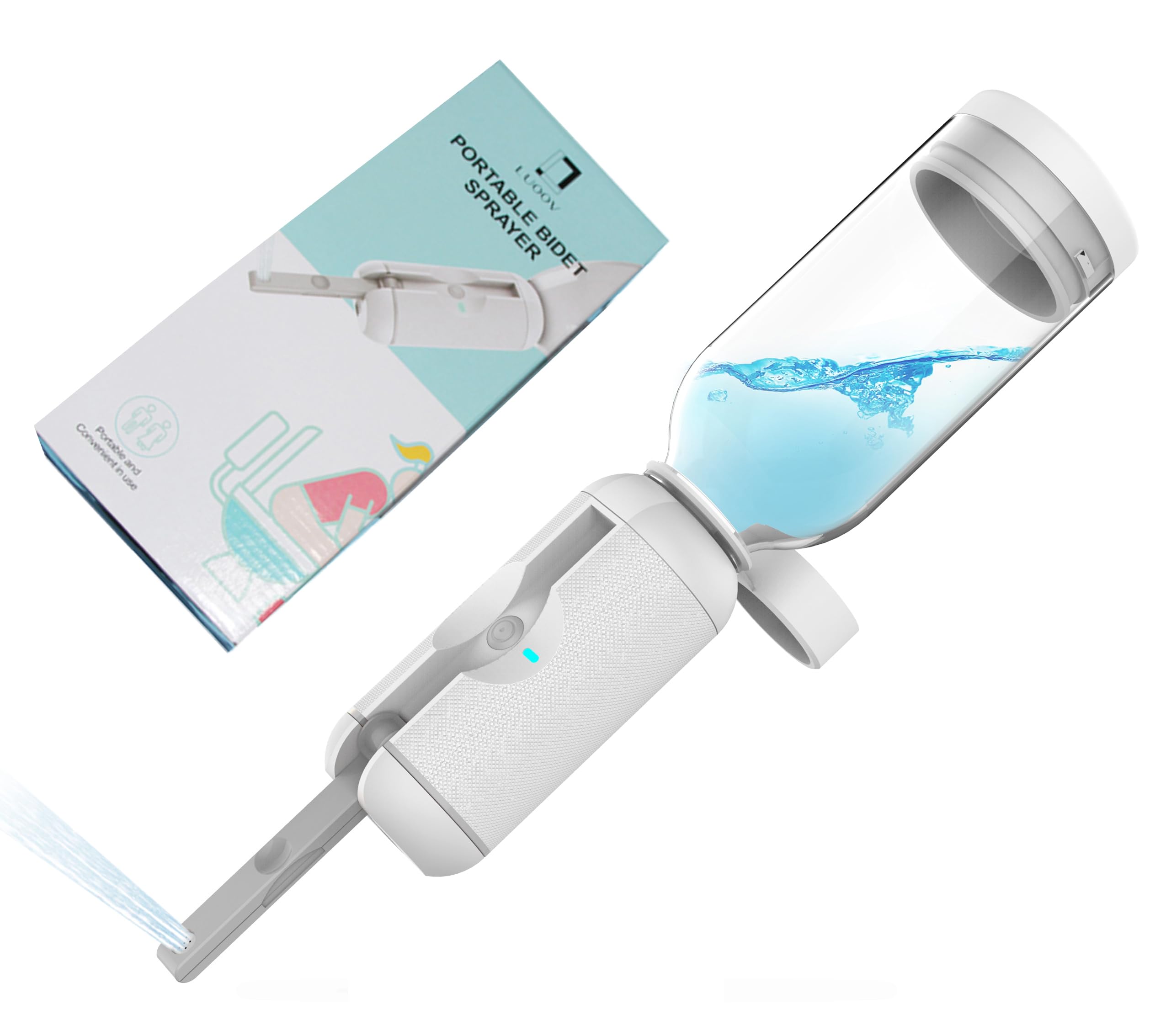 Portable Travel Bidet,Automatic Electric Bidet for Women & for Men, Personal Hygiene Cleaning, or Soothing Postpartum/Surgery and Care