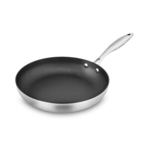 scanpan cx+ 11" fry pan - stratanium plus nonstick - 5-ply stainless steel