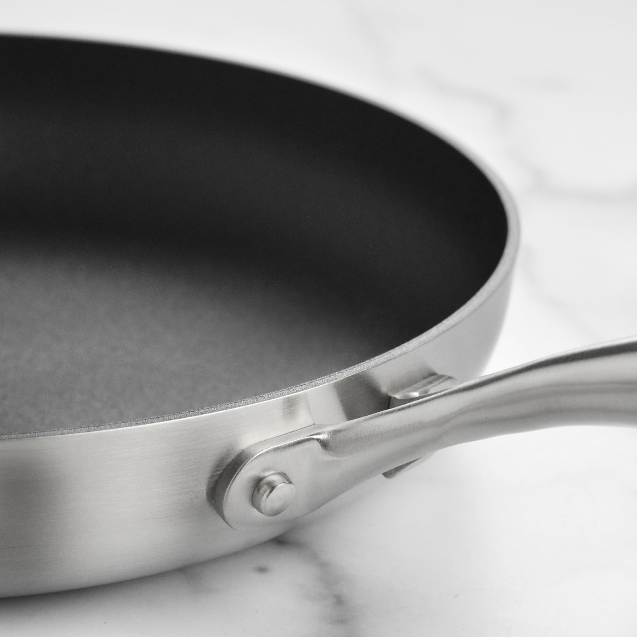 Scanpan CX+ 11" Fry Pan - Stratanium Plus Nonstick - 5-ply Stainless Steel