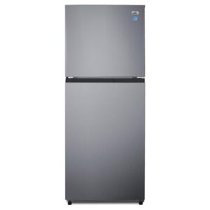 summit appliance ff1089plim 24" wide top mount refrigerator-freezer with icemaker, 10 cu.ft, defrost type, stainless steel look, frost-free operation, ada compliant, interior light (stainless steel)