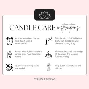 YouNique Designs Nursing Candle 8 oz - Nursing School Gifts for Nursing Student Gifts for Women, Men, Future Nurse Gifts, Nursing School Graduation Gifts, Student Nurse Gifts (Lavender & Vanilla)