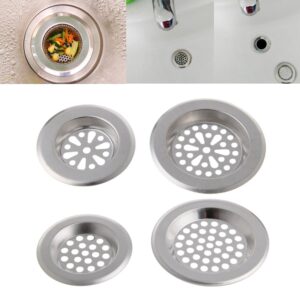 Stainless Steel Mesh Sink Strainer Kitchen Bath Hair Catcher Trap Drain Filter Mesh Sink Strainer Bathroom 1.25