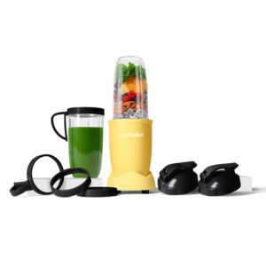 nutribullet nb9-1301alw pro 13 pcs matte all yellow, 900w food blender