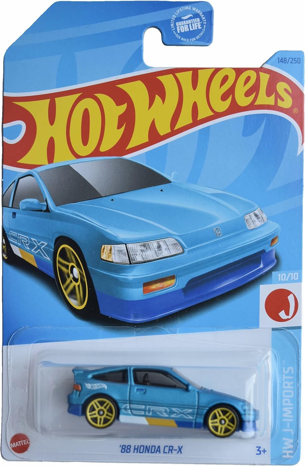 Hot Wheels '88 Honda CR-X, HW J-Imports 10/10 [Blue]