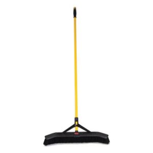 rubbermaid® commercial broom,24" maximizer,bk 2186280-1 each