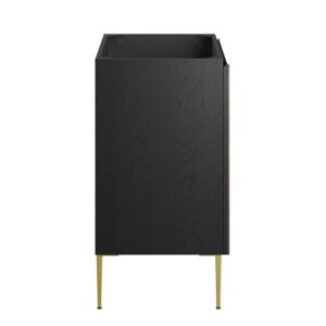 Modway EEI-6143-BLK-GLD Alchemist 30" Bathroom Vanity Cabinet (Sink Basin Not Included), Black Gold