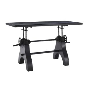 Modway 60" Adjustable Counter/Bar-Height Table or Computer Desk Black