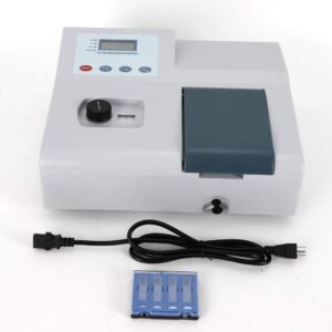 piaocaiyin 721 visible spectrophotometer, 110v lab spectrometer digital lcd display 350-1020nm, tungsten lamp laboratory equipment, low noise, automatic zero