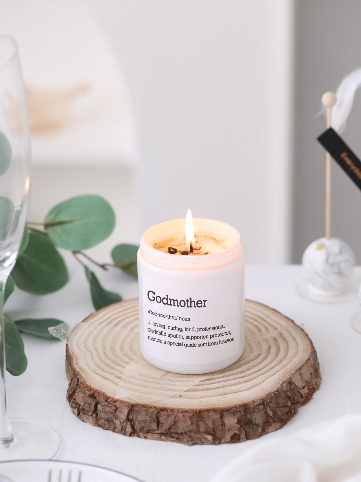 Godmother Definition Candle, Godmother Proposal Gift, Godmother Gifts, God Mother Candles Gifts, Godmother Gifts from Godchild, Birthday Christmas Gifts for Godmother, Vanilla &Lavender Scented Candle