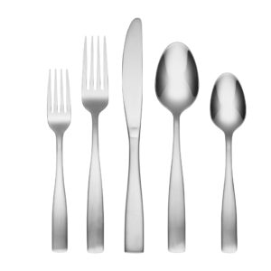 cambridge satin 45-piece flatware set bolden