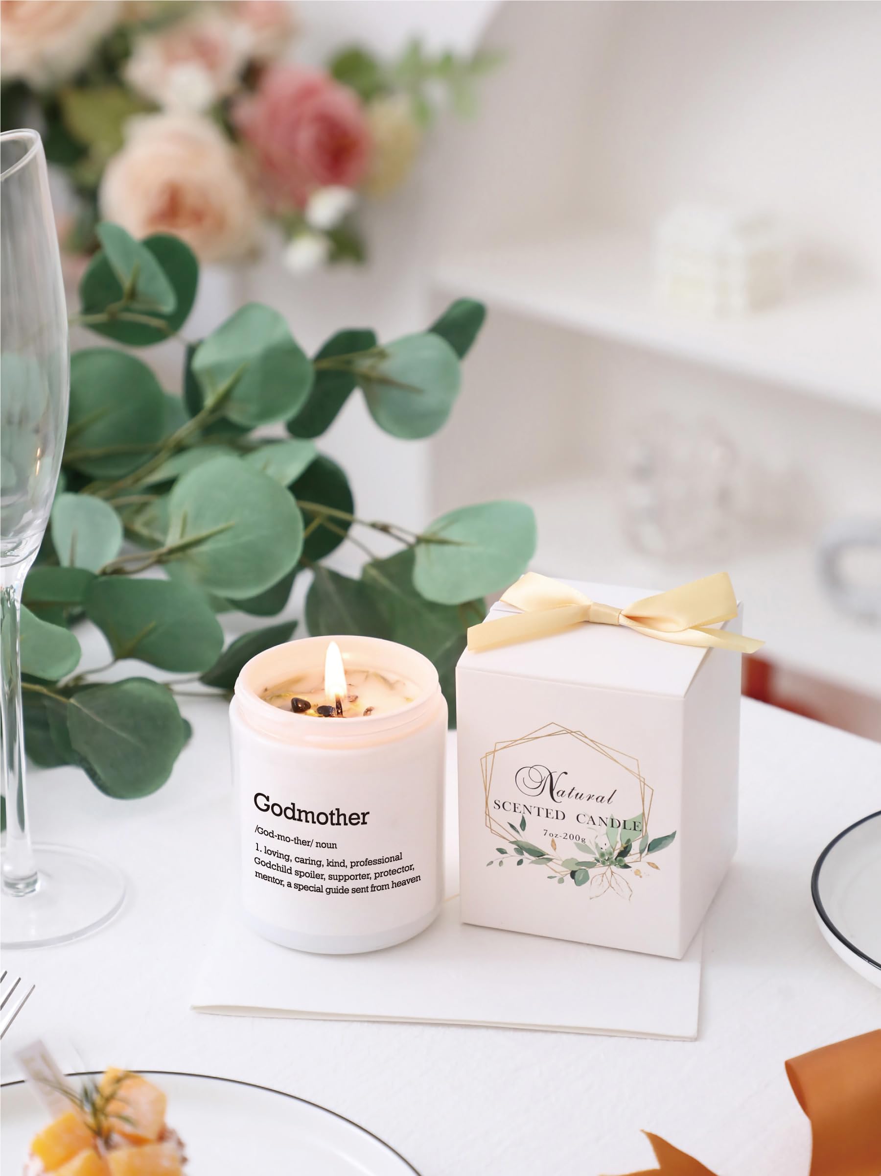 Godmother Definition Candle, Godmother Proposal Gift, Godmother Gifts, God Mother Candles Gifts, Godmother Gifts from Godchild, Birthday Christmas Gifts for Godmother, Vanilla &Lavender Scented Candle