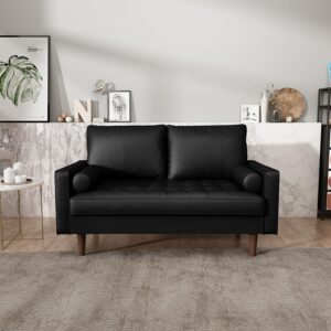 kingway inc loveseat love, 2 seat, black