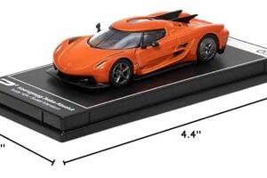 PosterCars 1:64 Scale Koenigsegg Jesko Absolut Sweet Madarin Hypercar League Collection No.5