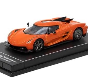 PosterCars 1:64 Scale Koenigsegg Jesko Absolut Sweet Madarin Hypercar League Collection No.5