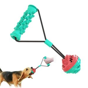 interactive dog toys tug of war,tpr dog chew toys,mentally stimulating toys for dogs,puppy teething toys for boredom,dog puzzle treat food dispensing ball toy for small medium large dog