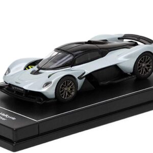 PosterCars 1:64 Scale Aston Martin Valkyrie Skyfall Silver Hypercar League Collection No.11