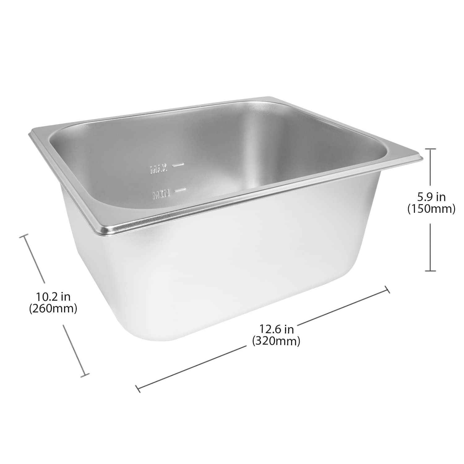 ALDKitchen Bain Marie Food Warmer | Electric Steam Buffet Warmer | 110V (2 Tanks)